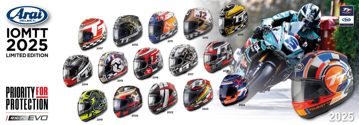 Helmet RX-7V EVO IOM TT 2025 limited edition – BIKERS OUTLET