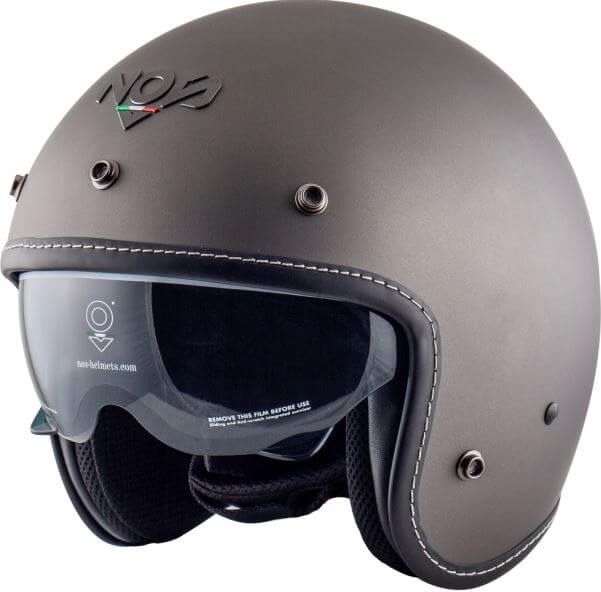 Helmet Nose NS-1 Titanium Matt – BIKERS OUTLET